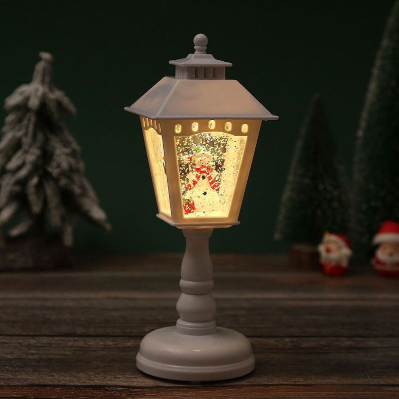 New Christmas decorations Crystal light Light table lamp with music sn ...
