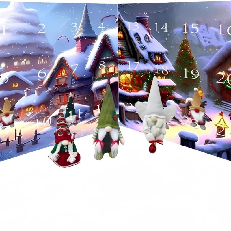Christmas Dwarf Blind box 31 grid blind box decoration design home gar ...