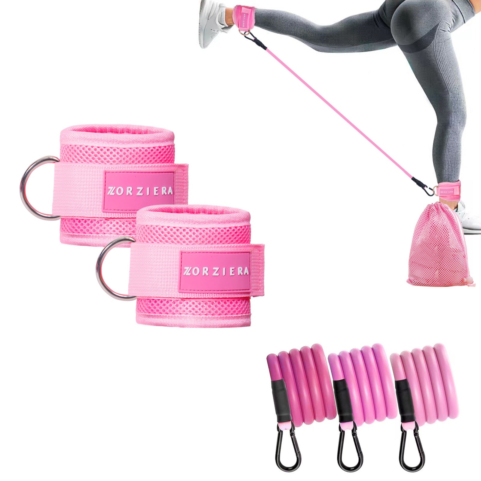 Home Rack Ankle Buckle Elastic String Leg Practice Fitness Resistance ...
