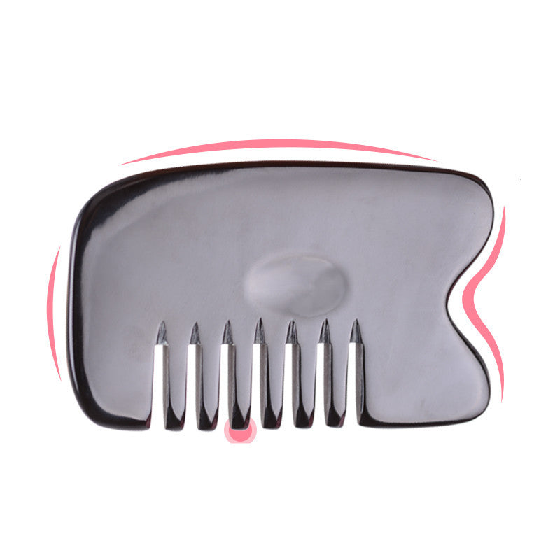 Cow Horn Scraping Comb Scalp Scalp Meridian Comb – AMart